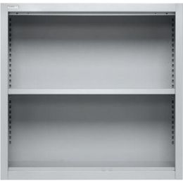 Sch&auml;fer Shop Sch&auml;fer Shop Select Aufsatzregal MS, 2 OH, B 800 x T 400 x H 800 mm, Stahlblech, Wei&szlig;aluminium