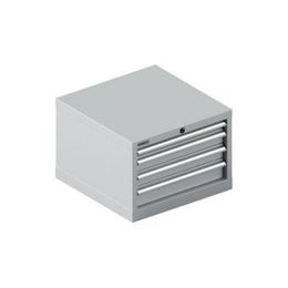 Sch&auml;fer Shop Sch&auml;fer Shop Select Schubladenschrank 27-27, 4 Sch&uuml;be, bis 75 kg, B 564 x T 572 x H 400 mm, wei&szlig;aluminium/wei&szlig;aluminium