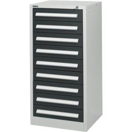 Sch&auml;fer Shop Sch&auml;fer Shop Select Schubladenschrank SF 90, 9 Sch&uuml;be, lichtgrau RAL 7035 anthrazitgrau RAL 7016