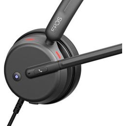 EPOS Headset Impact 460T, Binaural (beidseitig), kabelgebunden, USB-C / USB-A, Optimiert f&uuml;r UC, zertifiziert f&uuml;r Microsoft Teams