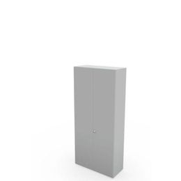Sch&auml;fer Shop Sch&auml;fer Shop Genius Fl&uuml;gelt&uuml;renschrank TETRIS WALL, 6 Ordnerh&ouml;hen, T&uuml;ranschlag rechts, B 1000 x T 440 x H 2250 mm, lichtgrau