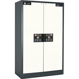 Sicherheitsschrank Typ 90 ASECOS Q-CLASSIC-90, B 1200 mm, 4 Ausz&uuml;ge, reinwei&szlig;