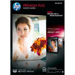 Fotopapier HP Premium Plus, seidenmatt, A4, 20 Blatt