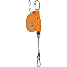 Federzug HAHN+KOLB AUTOSTAT Typ 7228, mit Balancer, Traglast 1,2 bis 2,6 kg, Seilauszugsl&auml;nge bis 1600 mm, Spezialkunststoff, orange