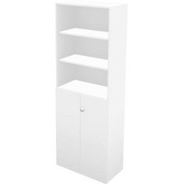 Sch&auml;fer Shop Sch&auml;fer Shop Genius Regal-Schrank-Kombination TETRIS WALL, 6 Ordnerh&ouml;hen, B 800 x T 440 x H 2250 mm, wei&szlig;