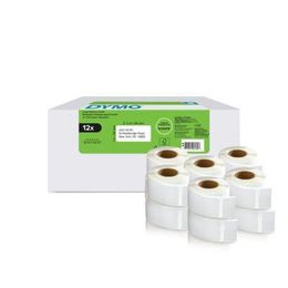 R&uuml;cksendeetiketten Dymo&reg; 2177563, 25 x 54 mm, permanenthaftend, Papier, wei&szlig;, 12 Rollen mit jeweils 500 St&uuml;ck