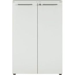 Aktenschrank Agenda, 3 OH, abschlie&szlig;bar, H 1200 x B 800 x T 400 mm, lichtgrau