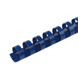 GBC&reg; Binder&uuml;cken, Plastik, &Oslash; 6 mm, 100 St&uuml;ck, blau