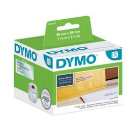 Dymo LabelWriter Adress-Etiketten, permanent, 89 x 36 mm, 1 x 260 St&uuml;ck, transparent