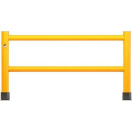 Ampere Handlauf Rack-Mammut&reg; Flex, Kunststoff, L 2000 x H 1100 mm, verkehrsgelb