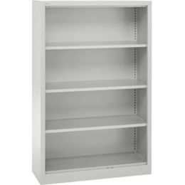 Sch&auml;fer Shop Sch&auml;fer Shop Select Regalschrank MS, 4 OH, B 950 x T 400 x H 1584 mm, Stahlblech, wei&szlig;aluminium