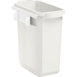 Abfallbeh&auml;lter f&uuml;r treston QuatreX, 60 Liter Kapazit&auml;t, B 280 x T 530 x H 585 mm, Polypropylen, lichtgrau RAL 7035