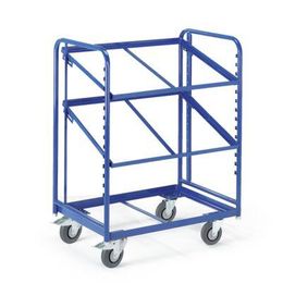 ROLLCART Eurokastenwagen, mit offenem Rahmen, Ladefl&auml;che 1240 x 620 mm, Tragkraft 200 kg