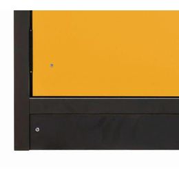 Sockelblende f&uuml;r ASECOS Sicherheitsschr&auml;nke der Q30 und S90 Serie, FP-Platte, anthrazitgrau, B 486 x T 536 x H 88 mm