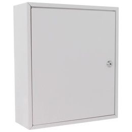 Rottner Medikamentenschrank MK1, Zylinderschloss, mit Aufkleber, B 315 x T 110 x H 360 mm, 12 Liter, Stahlblech, wei&szlig;