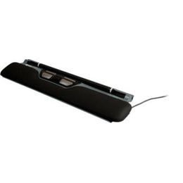 bakkerelkhuizen Maus ErgoSlider+, zentral, ergonomisch, kabelgebunden, Rollstab, 4 Tasten, USB-A/USB-C, schwarzgrau