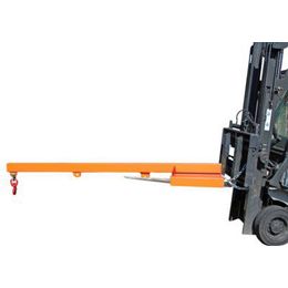 Bauer Lastarm f&uuml;r Gabelstapler, 2400-1,0, grau RAL 7005