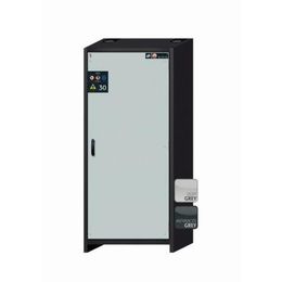 Sicherheitsschrank Typ 30 ASECOS Q-CLASSIC-30, Fl&uuml;gelt&uuml;r, Anschlag rechts, Front Lichtgrau, B 864 x T 620 x H 1947 mm