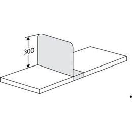 Verschiebbarer Fachteiler, f&uuml;r Stahlregal Status, f&uuml;r T 600 mm