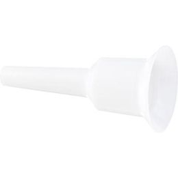 Rohrstutzen f&uuml;r Fasstrichter, Trichter&ouml;ffnung 253 mm, &Oslash; 50 mm, natur