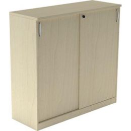 Schiebet&uuml;renschrank NEVADA, B 1200 x H 1155 mm, Ahorn-Dekor