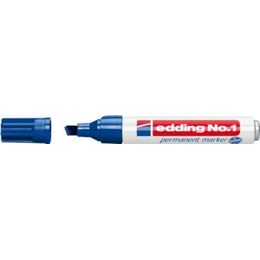 Edding No.1 permanent Marker, 1 St&uuml;ck blau