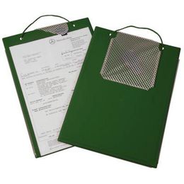 EICHNER Auftragstasche Edge, f&uuml;r DIN A4 Dokumente, Schl&uuml;sselfach, B 230 x T 5 x H 330 mm, 10 St&uuml;ck, gr&uuml;n