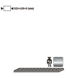 Lochblecheinsatz Standard f&uuml;r ASECOS Sicherheitsschr&auml;nke der UB90 und UB30 Serie, Edelstahl 1.4016, B 925 x T 436 x H 9 mm, bis 75 kg