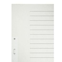 Leitz&reg; Papier-Register, A4, f&uuml;r H&auml;ngeordner, blanko (20 Bl&auml;tter), Nr. 6096