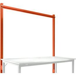 Manuflex Aufbauportal, Grundtisch STANDARD Arbeitstisch-/Werkbanksystem UNIVERSAL/PROFI, 1750 mm, rotorange