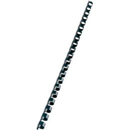 GBC&reg; Binder&uuml;cken, Plastik, &Oslash; 10 mm, 100 St&uuml;ck, schwarz