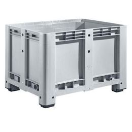 Industriebox, mit 4 F&uuml;&szlig;en, geschlossen, 470 Liter