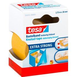 Tesa&reg; Bastelband, beidseitig klebend, 2,75 m x 38 mm, wei&szlig;, 6 Rollen