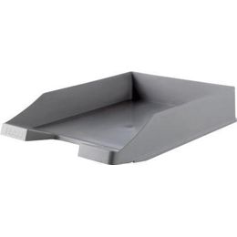 HAN Briefablage KARMA, DIN A4/C4, Kunststoff, stapelbar, stabil, B 255 x T 348 x H 65 mm, grau