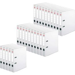 Herlitz Ordner maX.file protect, DIN A4, R&uuml;ckenbreite 50 mm, 25 St&uuml;ck, wei&szlig;