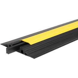 EHA Vario Kabelbr&uuml;cken, herausnehmbarer Mittelsteg, f&uuml;r In- und Outdoor, L 1000 mm, schwarz/ gelb