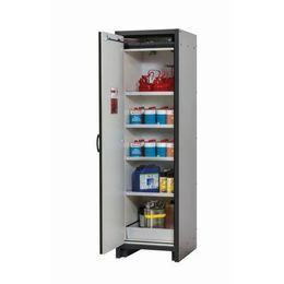 Sicherheitsschrank Typ 30 ASECOS Q-CLASSIC-30, Fl&uuml;gelt&uuml;r, Anschlag links, Front Resedagr&uuml;n, B 564 x T 620 x H 1947 mm