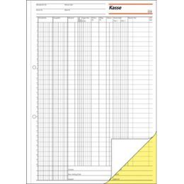 Sigel&reg; Kassenbuch EDV Steuerscheine 300 KG429, DIN A4 hoch, 2 x 50 Blatt