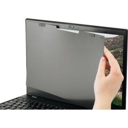 Blickschutzfilter Durable MAGNETIC, f&uuml;r Notebooks & Touchscreens mit 15,6'' & Bildformat 16:9, inkl. Dokumententasche & Mikrofasertuch, anthrazit/grau