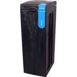 BonTon Abfalltrennsystem Papier-Abfall, 70 Liter, recyceltes Polypropylen, einzigartiges Design, B 280 x T 430 x H 771 mm, blau/grau