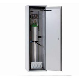 Druckgasflaschenschrank G-ULTIMATE-90 Komfort, Fl&uuml;gelt&uuml;r Anschlag rechts, 1x 50 l Flaschen, B 598 x T 615 x H 2050 mm