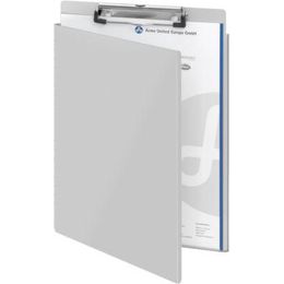 Klemmbrett, DIN A4, Aluminium, mit Aufh&auml;nge&ouml;se