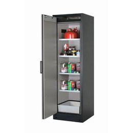 Sicherheitsschrank Typ 90 ASECOS Q-CLASSIC-90, Fl&uuml;gelt&uuml;r, Anschlag links, Front Reinwei&szlig;, B 599 x T 615 x H 1953 mm