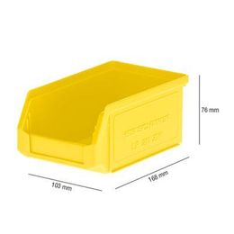 Sch&auml;fer Shop Sichtlagerkasten SSI Sch&auml;fer Serie PROFI LF 211, Kunststoff, 0,9 l, gelb