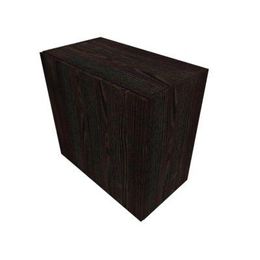 Fl&uuml;gelt&uuml;renschrank SOLUS PLAY, 2 Ordnerh&ouml;hen, grifflos, B 800 x T 440 x H 748 mm, Mooreiche