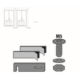 Montagesatz f&uuml;r Laterale Anreihung f&uuml;r ASECOS Druckgasflaschenschr&auml;nke