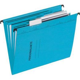 PAGNA Personalhefter, 4 F&auml;cher mit Heftmechanik DIN A4, Karton, blau