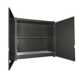 Isolierter Regalcontainer Bauer CEH 38-2, Stahl, Doppelfl&uuml;geltor, B 4150 x T 1500 x H 3140 mm, grau