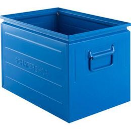 Sch&auml;fer Shop Sch&auml;fer Shop Select Stapelbox, 40 l, 150 kg, L 480 x B 308 x H 301 mm, Stahl, RAL 5015 (himmelblau)