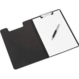 Maul Schreibmappe PP, DIN A4, Polypropylen, B&uuml;gelklemme mit Kunststoffecken, schwarz